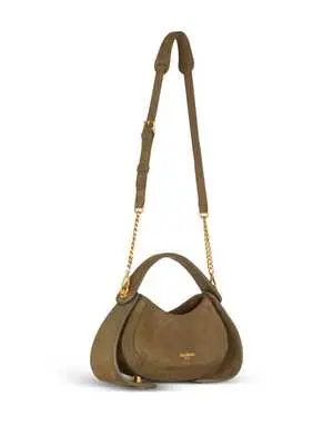 Balmain Small Jolie Madame Suede Tote