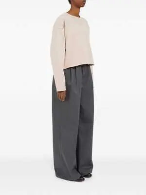 Mm6 Maison Margiela Cropped Sweatshirts Hoodies For Women