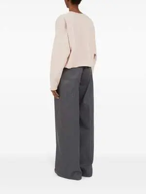 MAISON MARGIELA Logo-appliqué Sweatshirt - Pink