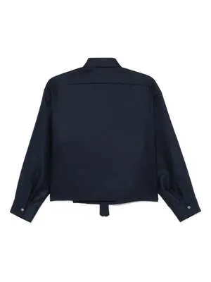 MERCI Raw Cut-hem Shirt