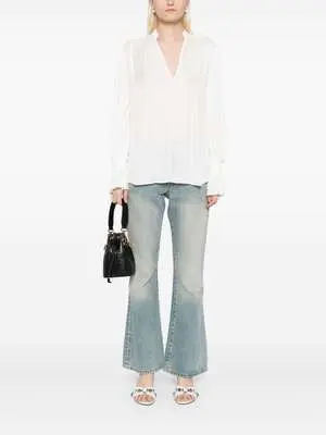 Alice + Olivia Onica Long-sleeved Blouse