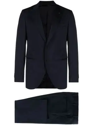 LUIGI BIANCHI MANTOVA Single-breasted Virgin Wool Suit