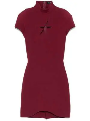 MUGLER Star Mini Dress - Red