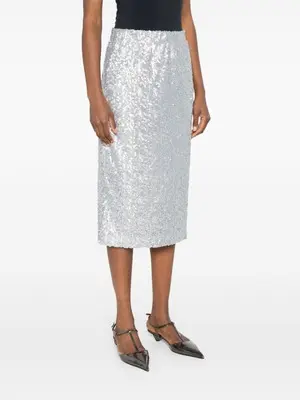 Stine Goya Sequin Embellished Midi Skirt