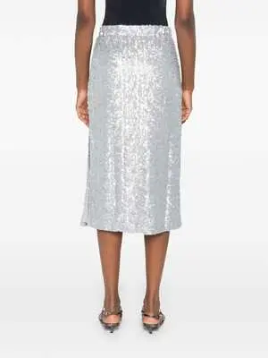 Stine Goya Sequin Embellished Midi Skirt