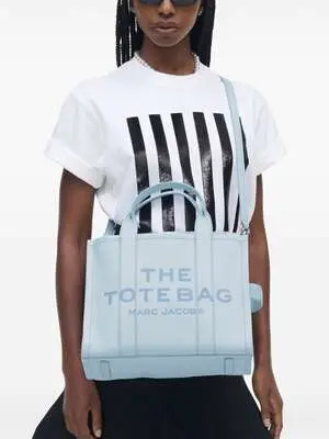 Marc Jacobs Leather Medium Tote Bag - Blue