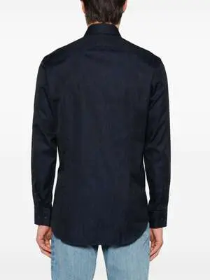 Etro Paisley-jacquard Shirt - Blue
