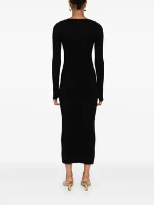 Patou Corset Ribbed Maxi Dress