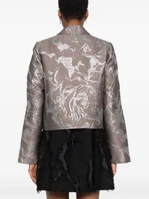 Stine Goya Abstract Metallic Pattern Jacket