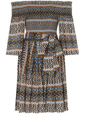 TEMPERLEY LONDON Gia Mini Dress - Blue