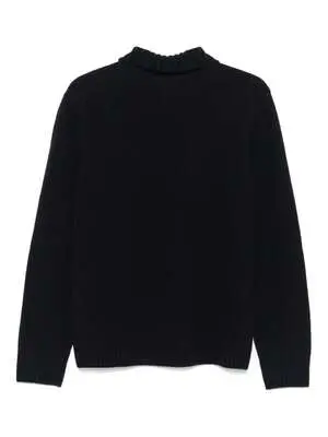 BALLANTYNE Spread-collar Wool Sweater