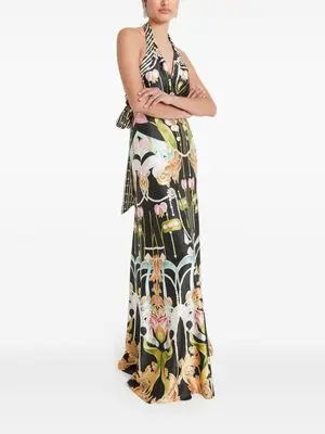TEMPERLEY LONDON Graphic-print Maxi Dress