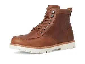 Toms Palomar Water Resistant Leather Lace-up Boots - Brown