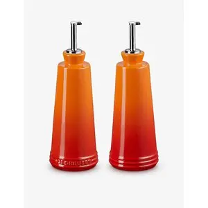 LE CREUSET Signature Stoneware Oil And Vinegar Set - Volcanic