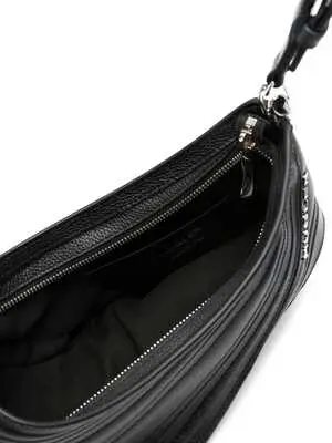 MUGLER Debossed Shoulder Bag