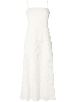 TEMPERLEY LONDON Guinevere Midi Dress - White