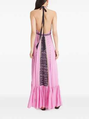 TEMPERLEY LONDON Florentine Maxi Dress - Pink