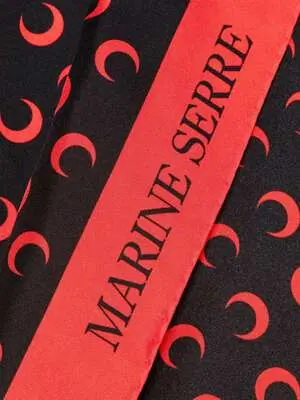 MARINE SERRE Moon Silk Scarf