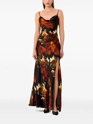 NICHOLAS Ariel Floral Print Gown