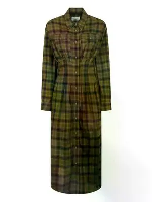 MARANT ETOILE Timea Shirt Dress - Green
