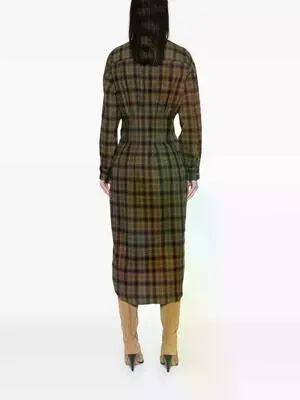 MARANT ETOILE Timea Shirt Dress - Green