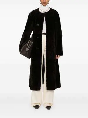 TOTEME Soft Shearling Coat