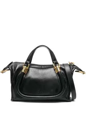 Chloé Small Paraty 24 Tote Bag - Black