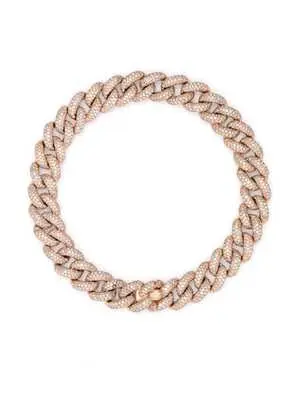 Shay 18k Rose Gold Diamond Bracelet - Pink
