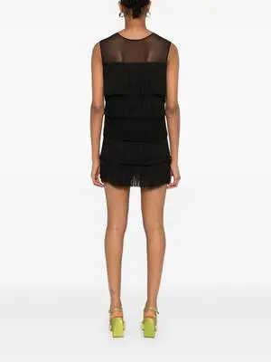 Norma Kamali Fringed Mini Dress