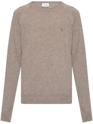 Saint Laurent Cassandre Sweater - Brown
