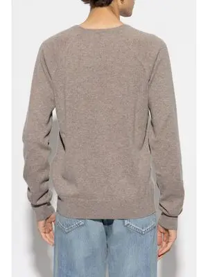 Saint Laurent Cassandre Sweater - Brown