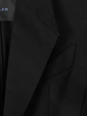 MUGLER Pierced Tailored Blazer - Black