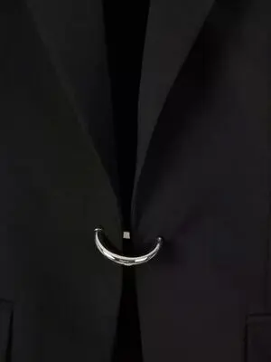 MUGLER Pierced Tailored Blazer - Black