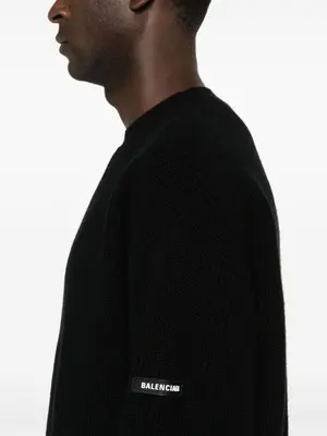 Balenciaga Rubberised Logo Sweater