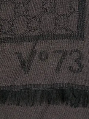 V°73 Logo-pattern Scarf