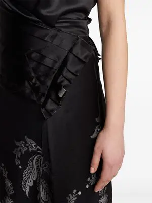 Etro Jacquard Silk Maxi Dress