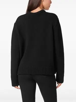 Philipp Plein Intarsia-knit Logo Jumper