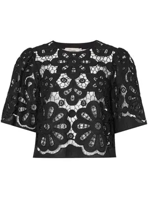 Temperley London Round Neck Tops