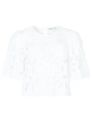TEMPERLEY LONDON Guinevere Blouse - White