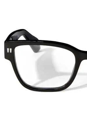 Off-White Style 56 Glasses - Black