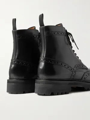 Grenson Fred Leather Brogue Boots