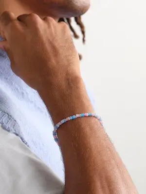 Jia Jia JIA JIA Gold And Opal Beaded Bracelet Pink