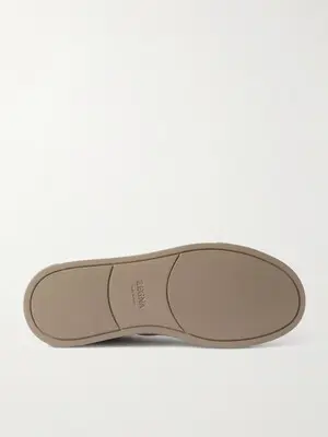 Zegna Triple Stitch™ Suede Slip-on Sneakers