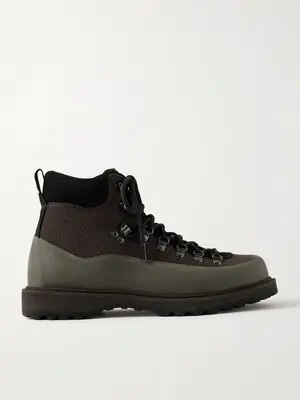Diemme Roccia Vet Sport Suede And Rubber Hiking Boots - Brown