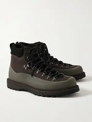 Diemme Roccia Vet Sport Suede And Rubber Hiking Boots - Brown