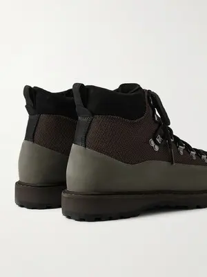 Diemme Roccia Vet Sport Suede And Rubber Hiking Boots - Brown