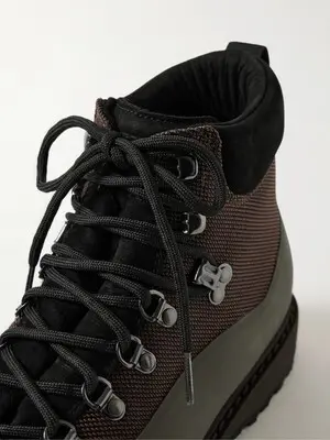 Diemme Roccia Vet Sport Suede And Rubber Hiking Boots - Brown