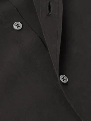 Zegna Garment-dyed Silk Shirt