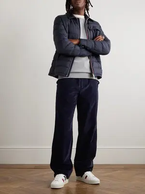 Moncler Straight-leg Cotton-corduroy Trousers