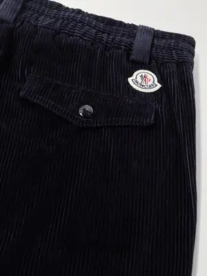 Moncler Straight-leg Cotton-corduroy Trousers